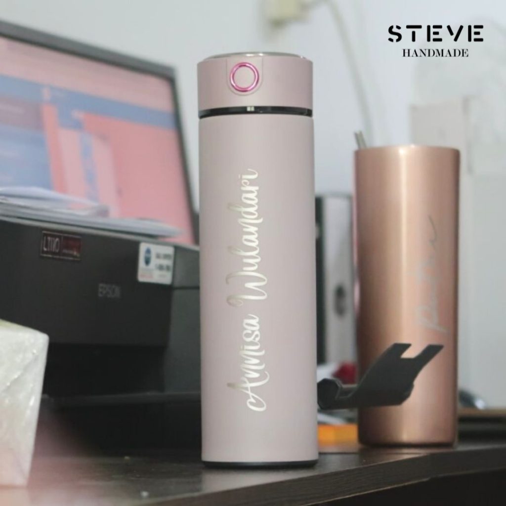 Tumbler Botol Minum TM0302 Vacuum Stainless Steel – Steve Handmade